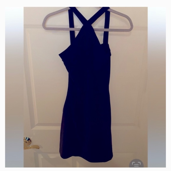 Evolution and Creation | Dresses | Evolution Black Mini Dress Cross ...